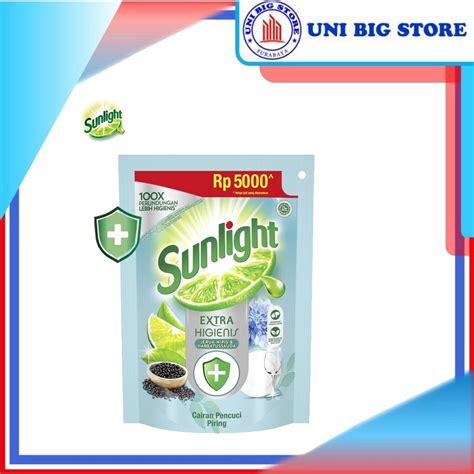 Jual Sunlight Jeruk Nipis Habbatussauda Sabun Cuci Piring 210 Ml Refill