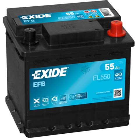 Batterie Exide Efb L V Ah A X X D El