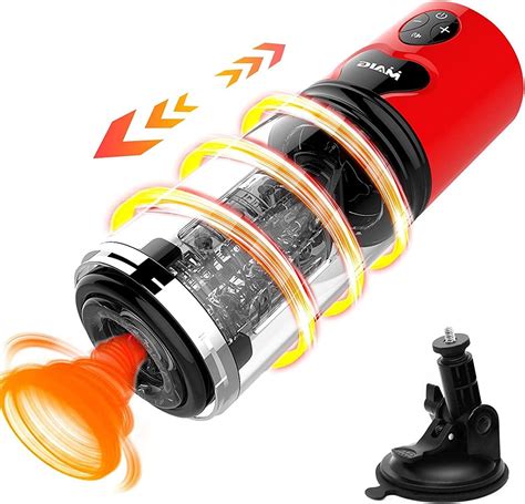 WJE Elektrischer Masturbator Handfrei Cup mit 7 Stoßfunktion