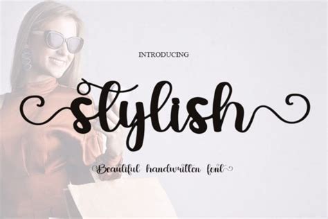 Stylish Font By Nya Letter Creative Fabrica