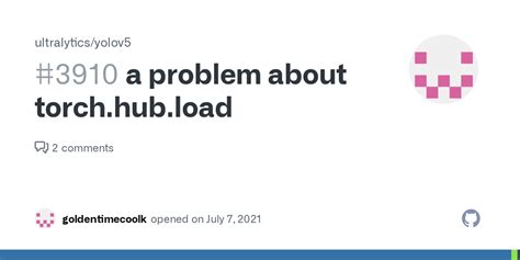 A Problem About Torch Hub Load Issue Ultralytics Yolov Github