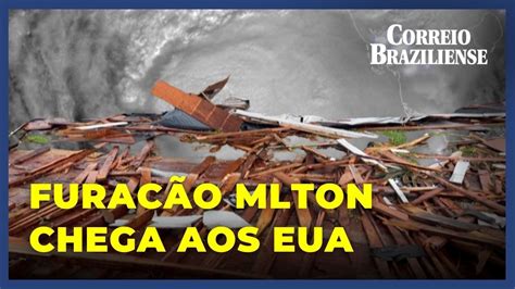 Furac O Milton Considerado Extremamente Perigoso Toca O Solo Dos