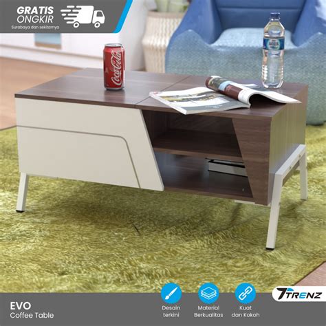 Jual Trenz Furniture Coffee Table Evo Meja Kopi Futuristik Meja Tamu