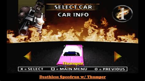 Twisted Metal 2 World Tour Tournament W Thumper HARD YouTube