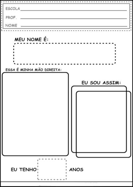 Atividade Quem Sou Eu Confira Modelos E Entenda Seu Objetivo Click