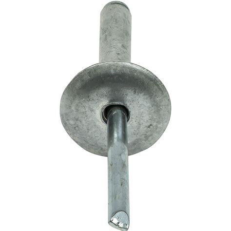 Large Flange Pop Rivets Aluminum Body Steel Mandrel Dome Head Blind