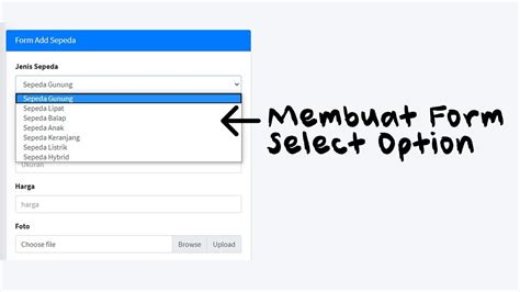 menampilkan data dari combobox ke textfield di php ai