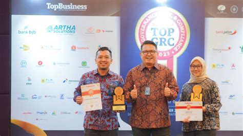 Komitmen Terapkan GRC Berkelanjutan SIER Raih Dua Penghargaan TOP GRC