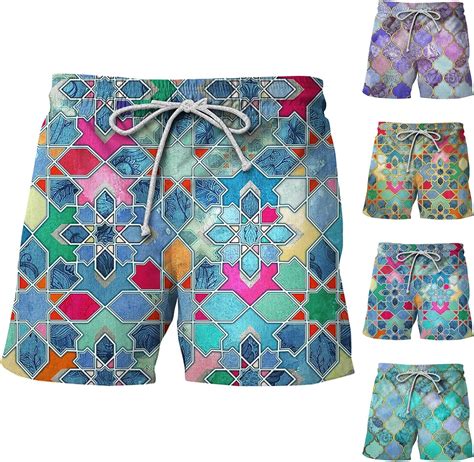 Generisch Badeshorts Herren Surf Shorts Herren Swimming Trunks Men