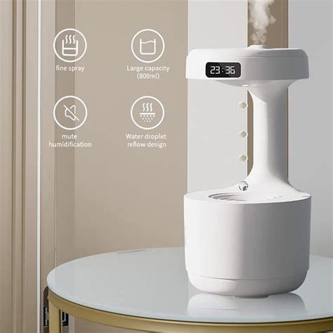 Anti Gravity Humidifier Humidifier Water Drops Home Office Bedroom
