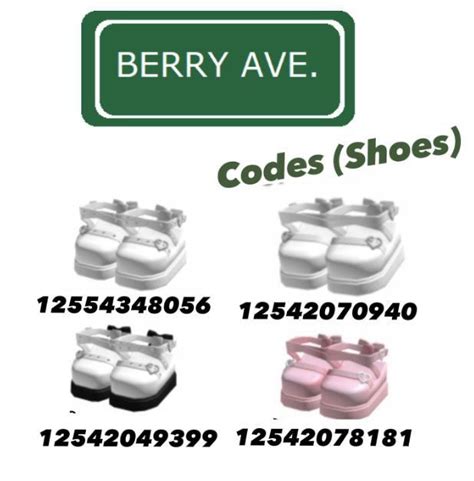 Cute Shoe Codes Roblox