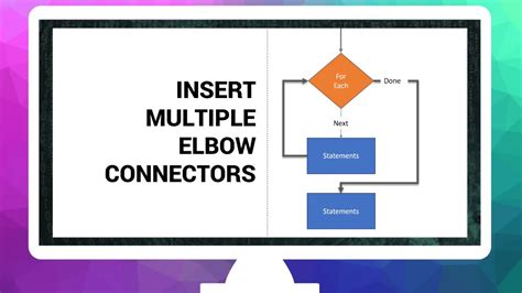 PowerPoint FlowChart Insert Multiple Elbow Connectors YouTube