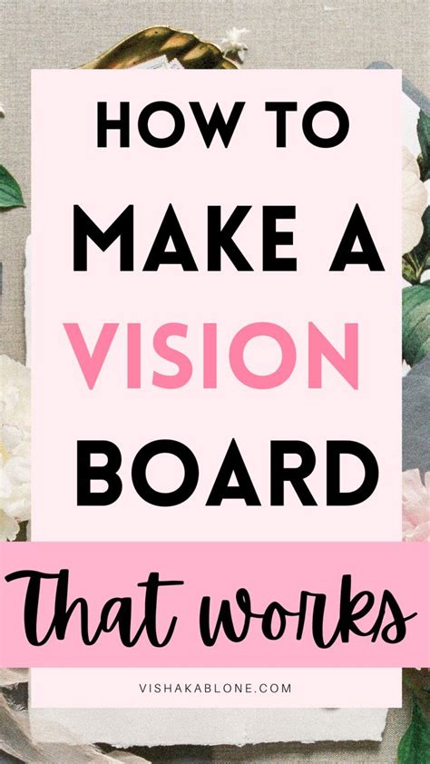 How To Make A Vision Board That Actually Manifests Making A Vision