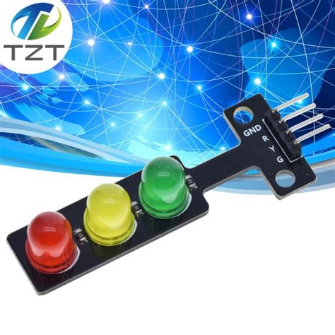 โมดูลจอแสดงผล Led ไฟจราจรขนาดเล็ก 5v สําหรับ Arduino สีแดงสีเหลืองสีเขียว 5 มม Led Rgb－ไฟจราจร