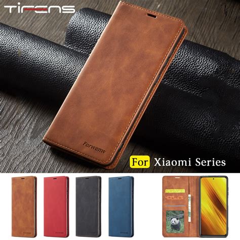 Capa De Carteira De Couro De Luxo Capa Magn Tica Para Xiaomi Poco F4 X3