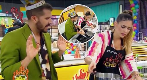 El Gran Chef Famosos Korina Rivadeneira hace el pare a José Peláez por