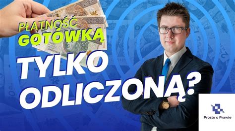 P Atno Got Wk Tylko Za Odliczon Kwot Czy Mo Na Odm Wi Zap Aty
