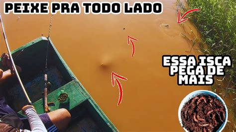 RIO CHEIO E SUJO FOI PEIXE PRA TODO LADO PESCARIA RAIZ PESCARIA
