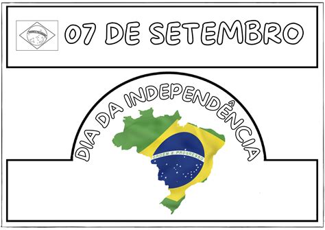 Coroa Dia da Independencia 7 De Setembro Para imprimir 2 SÓ ESCOLA