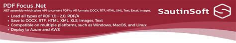 GitHub SautinSoft SautinSoft PdfFocus Examples PDF Focus Net Is