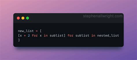 Nested List Comprehension In Python Explained Simply