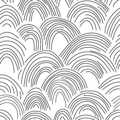 Premium Vector Abstract Pattern With Blackwhite Lines Geometric