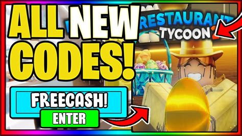 All New Codes For Restaurant Tycoon Easter Event Roblox