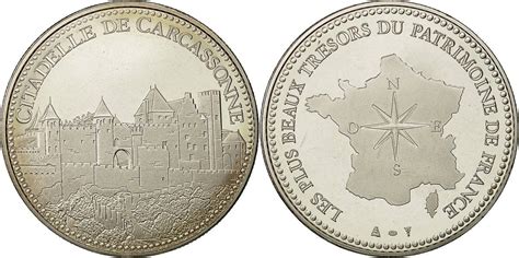 Medal Les plus beaux trésors du patrimoine de France Citadelle de MS