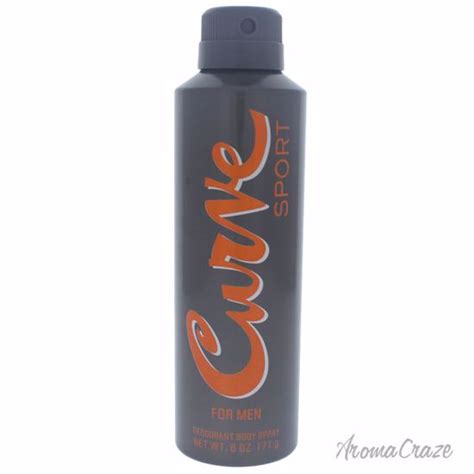 Liz Claiborne Curve Sport Deodorant Body Spray For Men 6 Oz