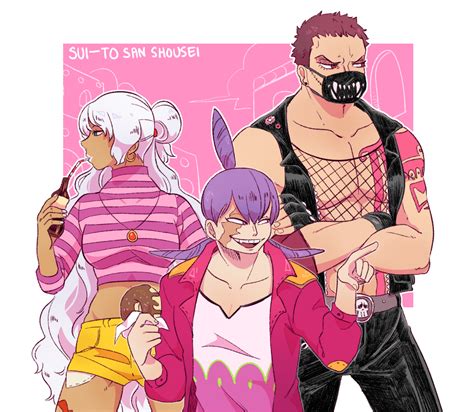 Big Mom Crew Charlotte Katakuri Cracker Smoothie Sweet Commanders One