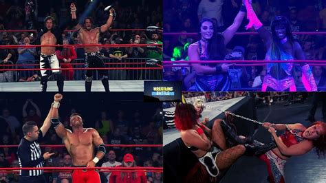 Impact Wrestling Against All Odds 2023 Results Alex Shelley Shocks