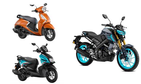 Yamaha MT 15 Fascino Ray ZR Get New Colours And Graphics For 2024
