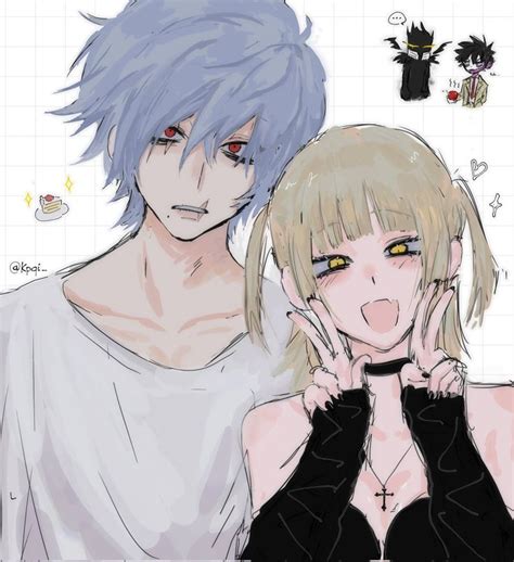 ШигаТога Shigaraki Tomura and Toga Himiko League of villains anime