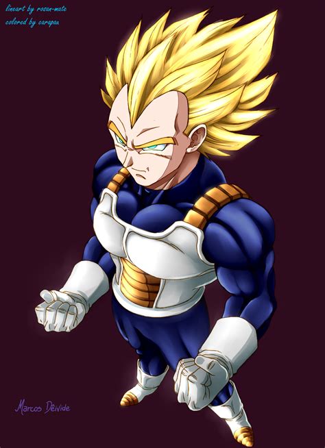 Super Vegeta Collab By Carapau On DeviantArt