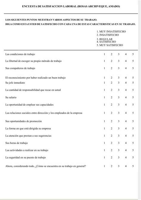 Pdf Encuesta De Satisfaccion Laboral Dokumen Tips
