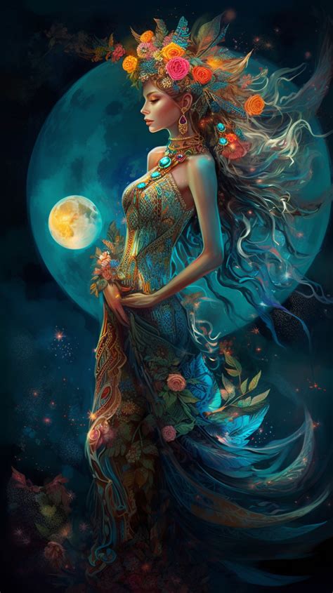 Goddess of Earth Arte de áfrica Arte del delfín Ilustraciones