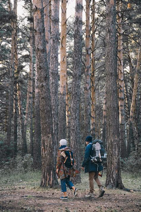Hiking In The Forest Del Colaborador De Stocksy Danil Nevsky Stocksy