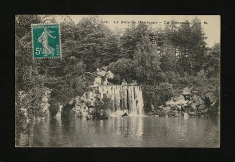 Le Bois de Boulogne La Cascade à Paris 16e Cartorum