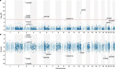 Of TWAS Results A Gene Level Manhattan Plot Showing Raw P Value