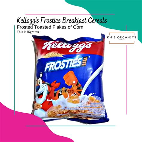 Kellogg S Frosties Breakfast Cereals Frosted Toasted Flakes Of Corn 15g