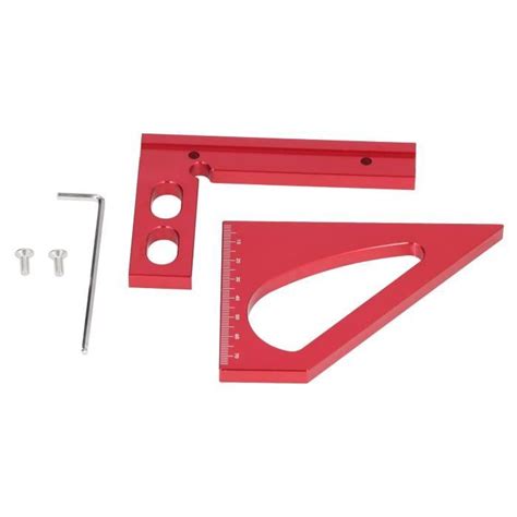 Règle d angle en alliage d aluminium EJ LIFE Multifonctionnelle pour
