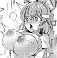 LF Mono Source 1girl Ahegao Bangs Bouncing Breasts Breasts