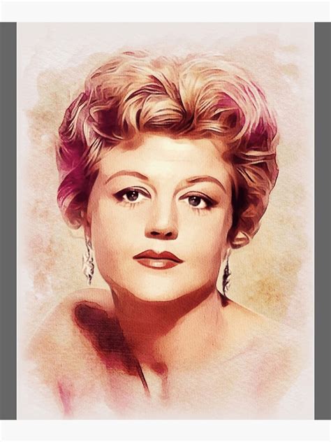 Póster Angela Lansbury leyenda del cine y la televisión clásica de