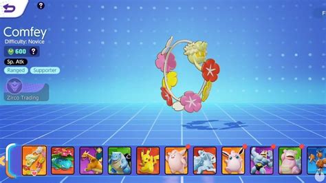 Comfey en Pokémon Unite Mejor build objetos ataques y consejos