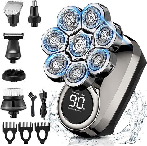 Head Shavers For Men 8D Upgraded 6 In 1 Head Shaver For Bald Men