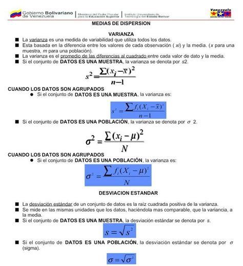 Medidas De Dispersion Para Datos Agrupados Ejercicios Resueltos