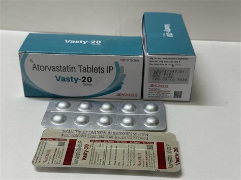 Atorvastatin 20 Mg Tablets At Rs 120 Stripe Atorvastatin Tablet In