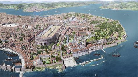 Constantinople In The Byzantine Period Mapped Vivid Maps