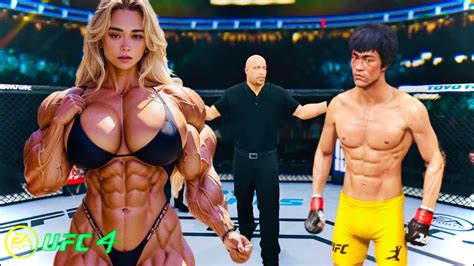 PS5 Bruce Lee Vs Gifted Muscular Bodybuilder EA Sport UFC 4 YouTube