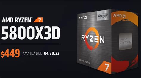 AMD Lancia Ryzen 7 5800X3D E 6 Nuove CPU Ryzen Desktop